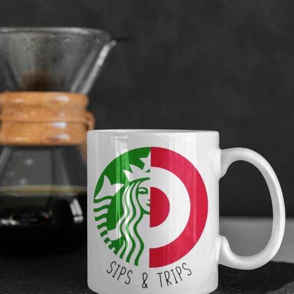 Hand Crafted | Kitchen | Sips And Trips Offee Mug | Poshmark